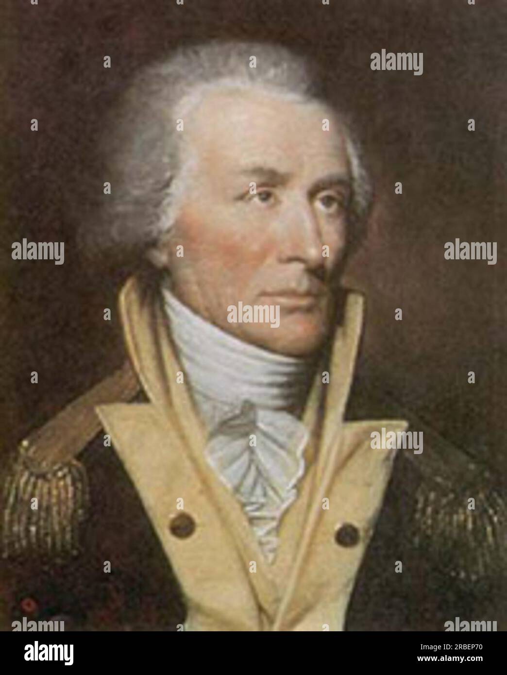Portrait of American Revolutionary War Militia General and Us Senator ...
