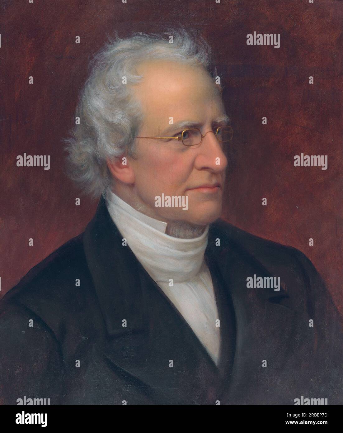 Charles Hodge by Rembrandt Peale Stock Photo - Alamy