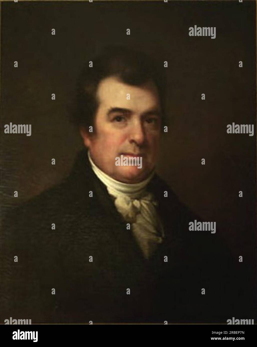 Portrait of Dr. David Hosack by Rembrandt Peale Stock Photo - Alamy