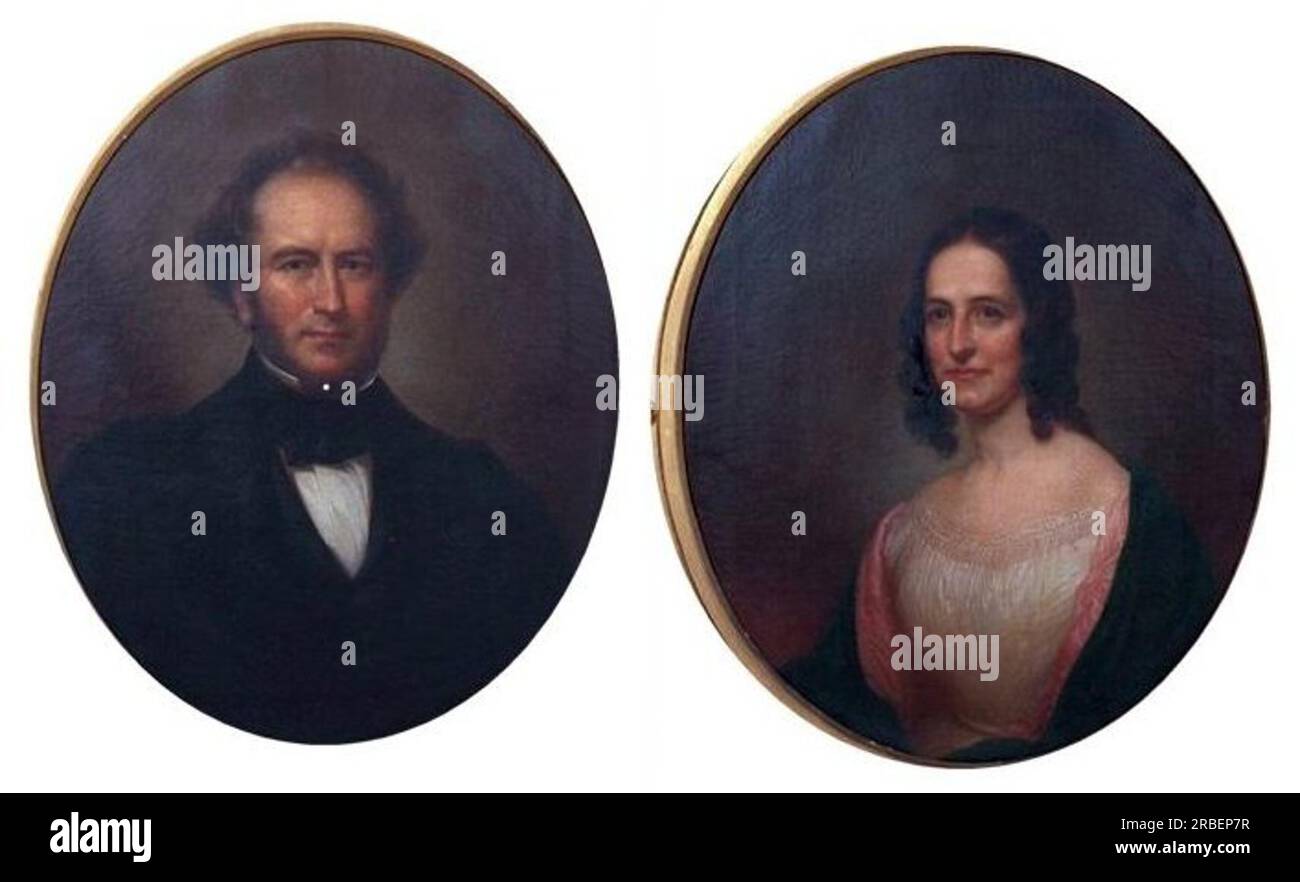 Richard Colgate Dale Jr and Elizabeth Woodruff Dale by Rembrandt Peale ...