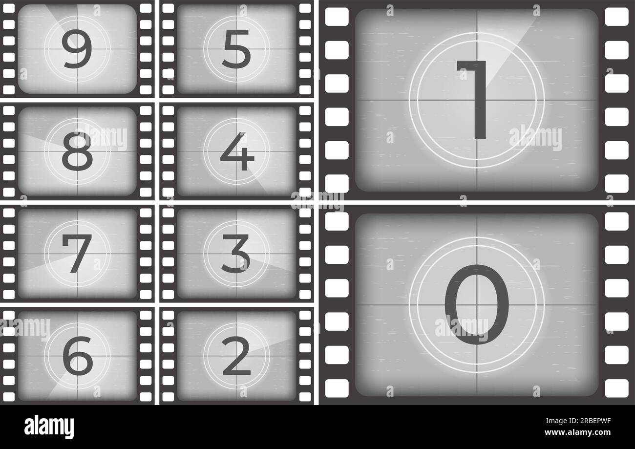 Old film effects Stock Vector Images - Alamy