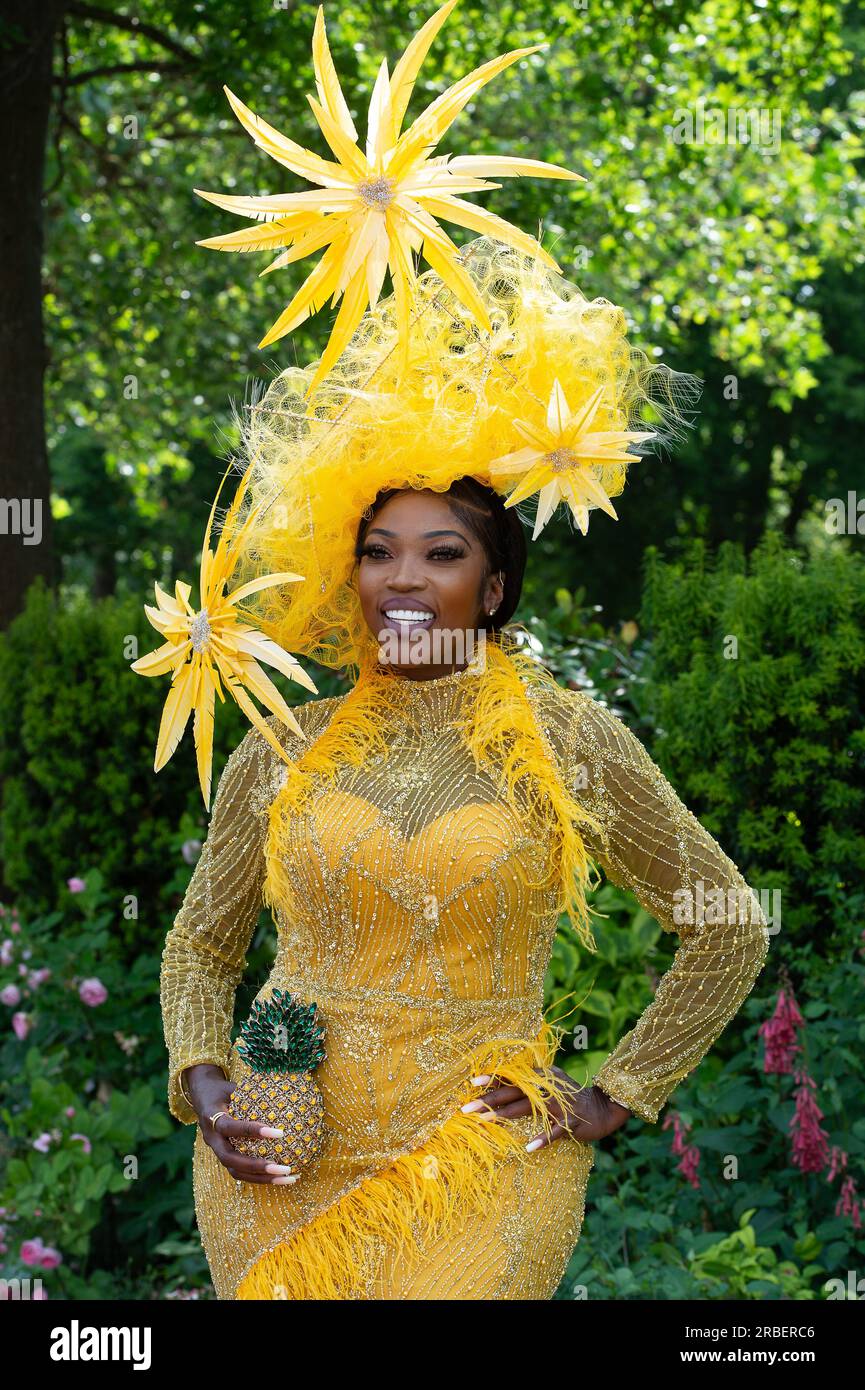 Ascot, Berkshire, UK. 22nd June, 2023. Real Housewives of Cheshire cast ...