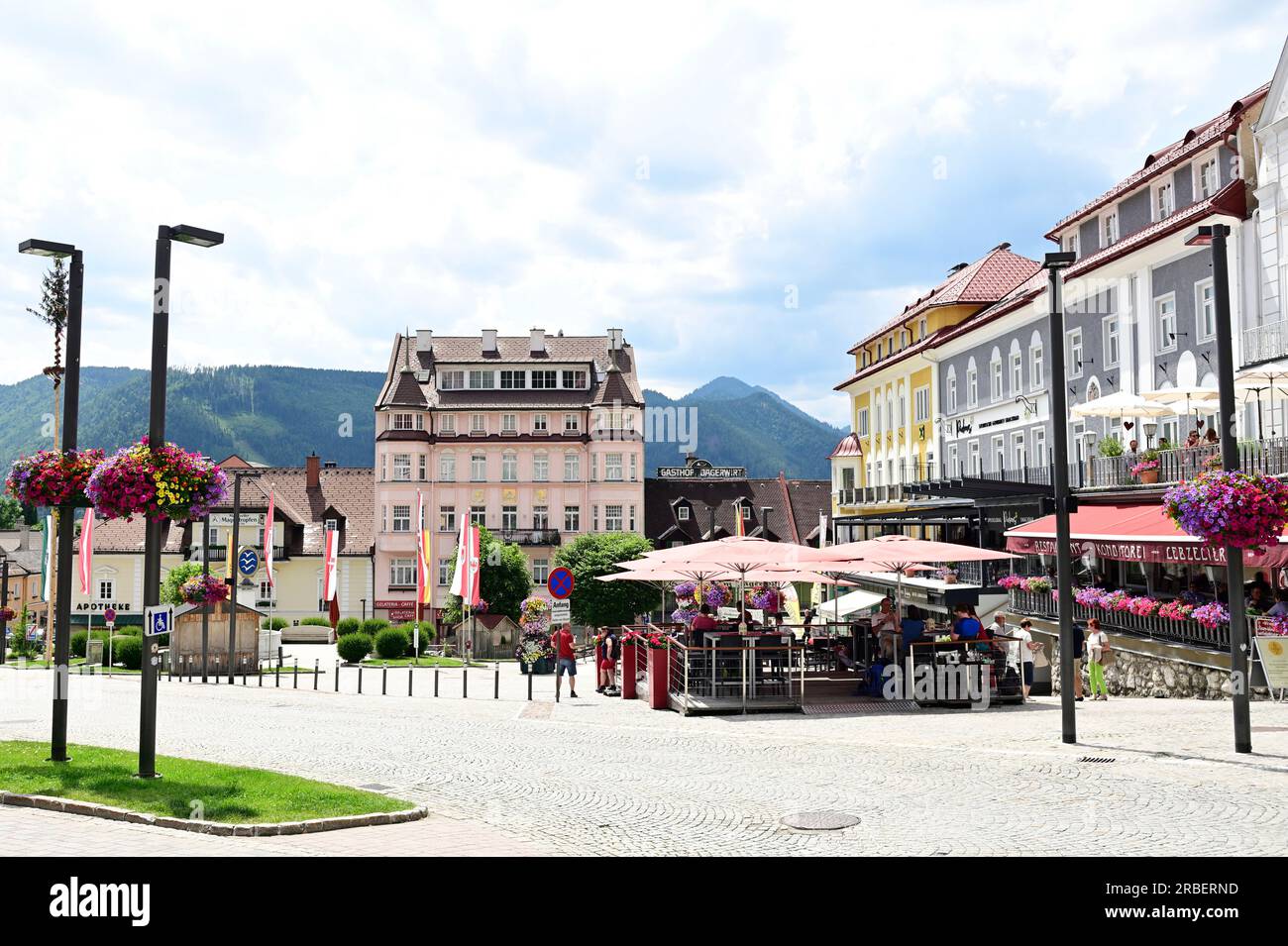 Old town mariazell hi-res stock photography and images - Alamy