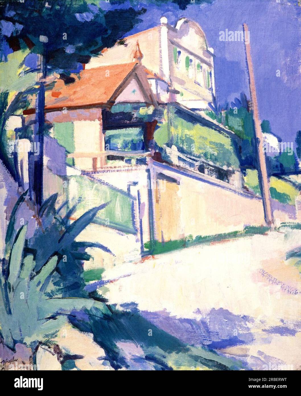 The Aloe Tree 1924 by Samuel Peploe Stock Photo - Alamy