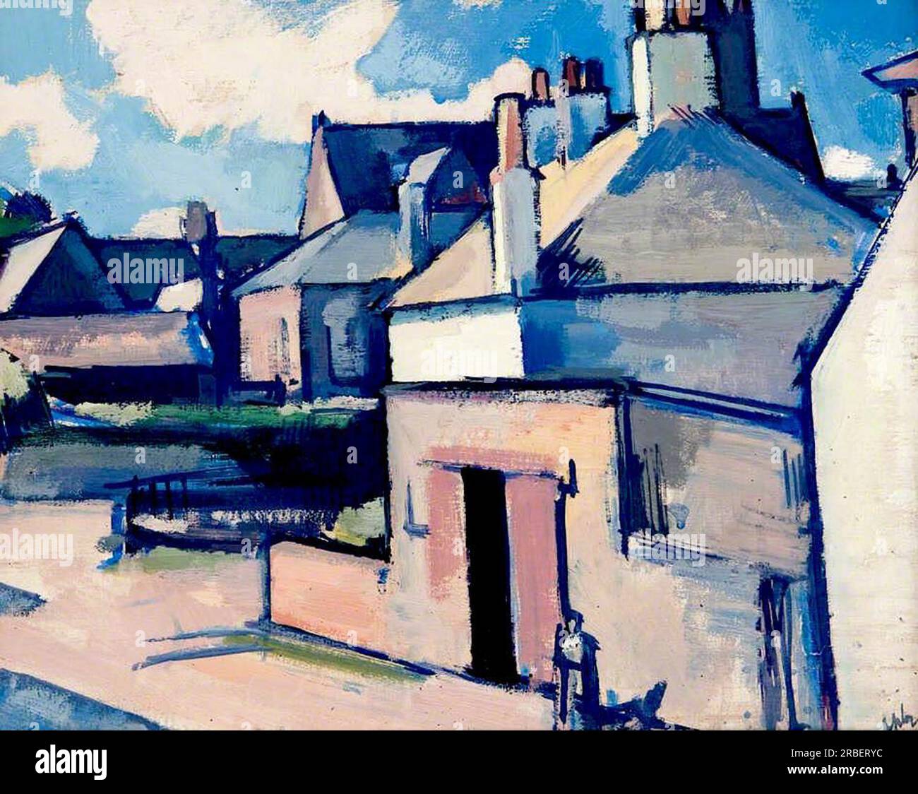 Kirkcudbright 1919 by Samuel Peploe Stock Photo - Alamy