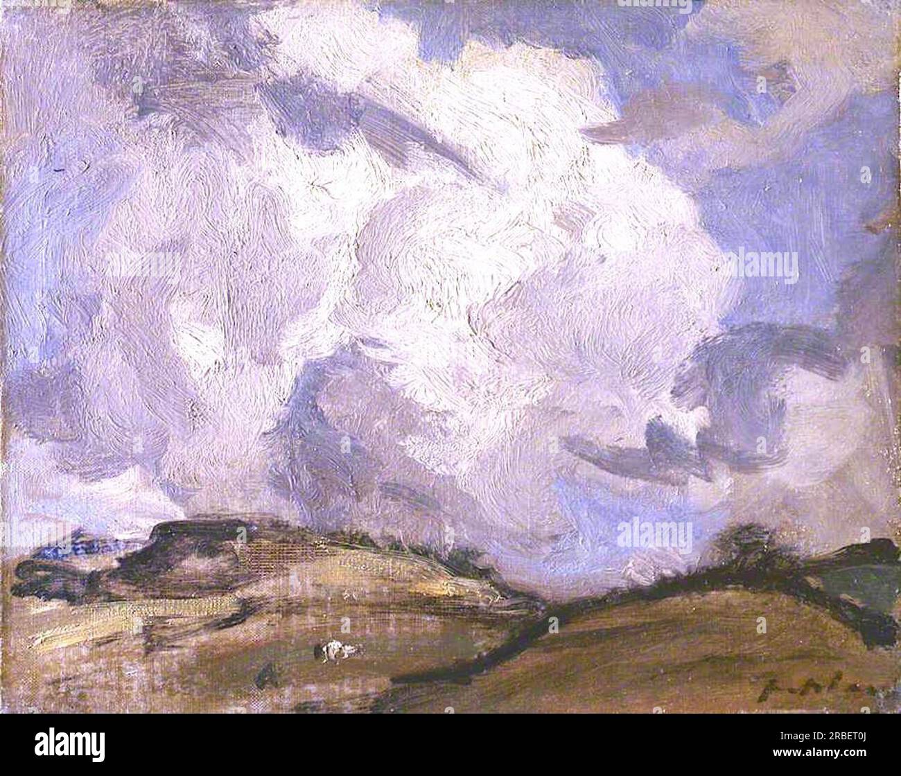 Scottish Landscape by Samuel Peploe Stock Photo - Alamy