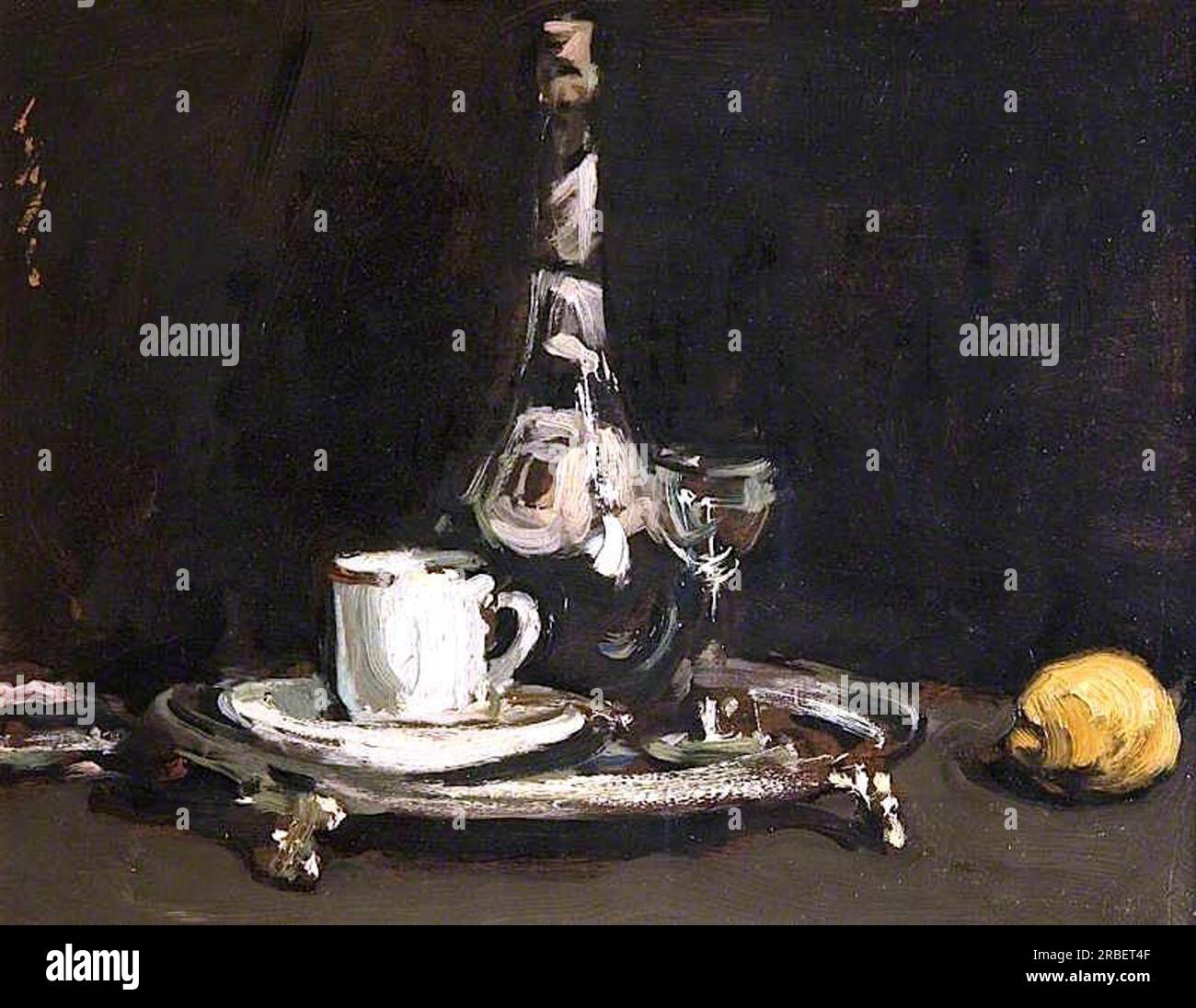 Coffee and Liqueur 1905 by Samuel Peploe Stock Photo - Alamy