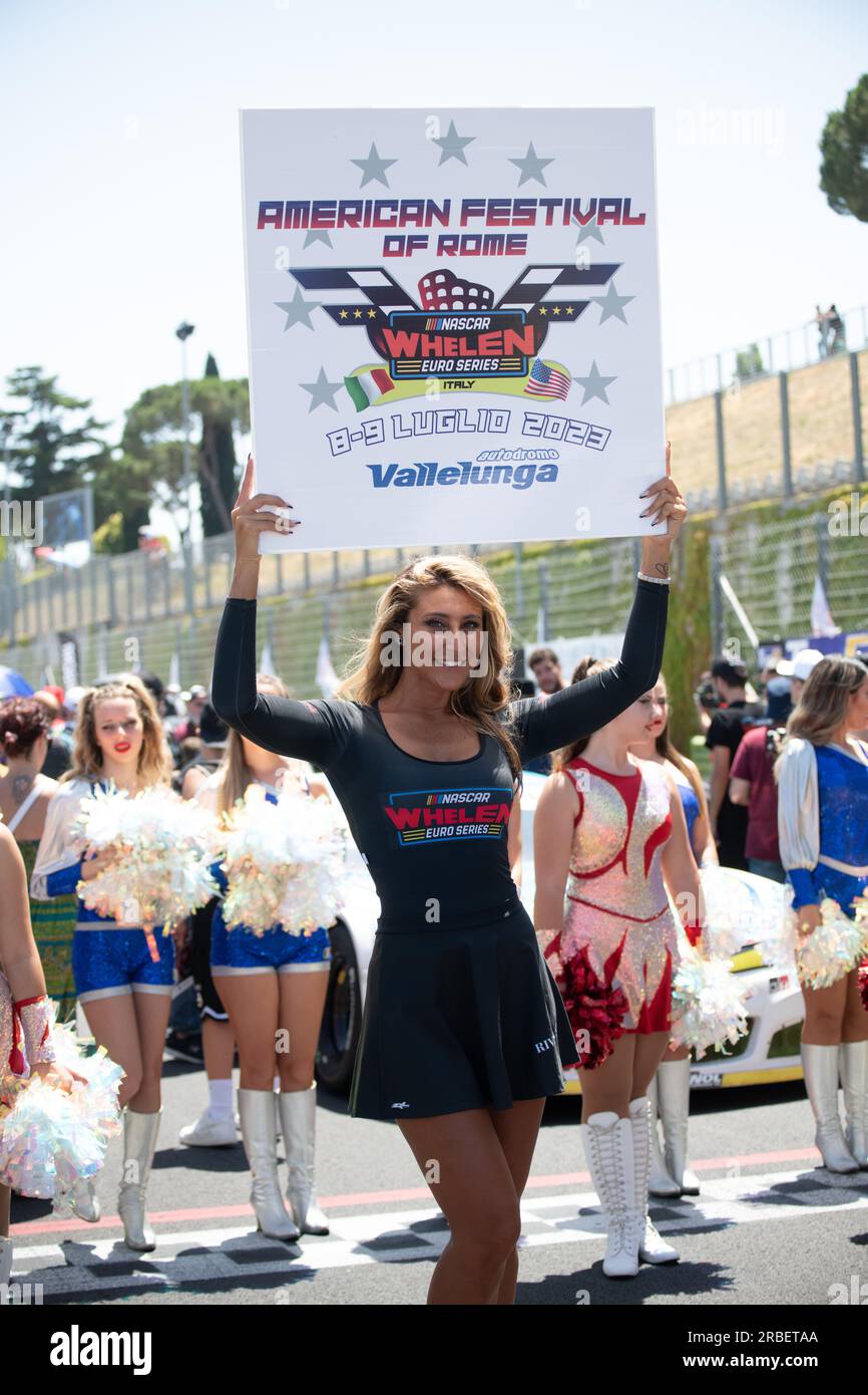 Vallelunga circuit, Rome, Italy July 9 2023 - Nascar Whelen Euro Series ...
