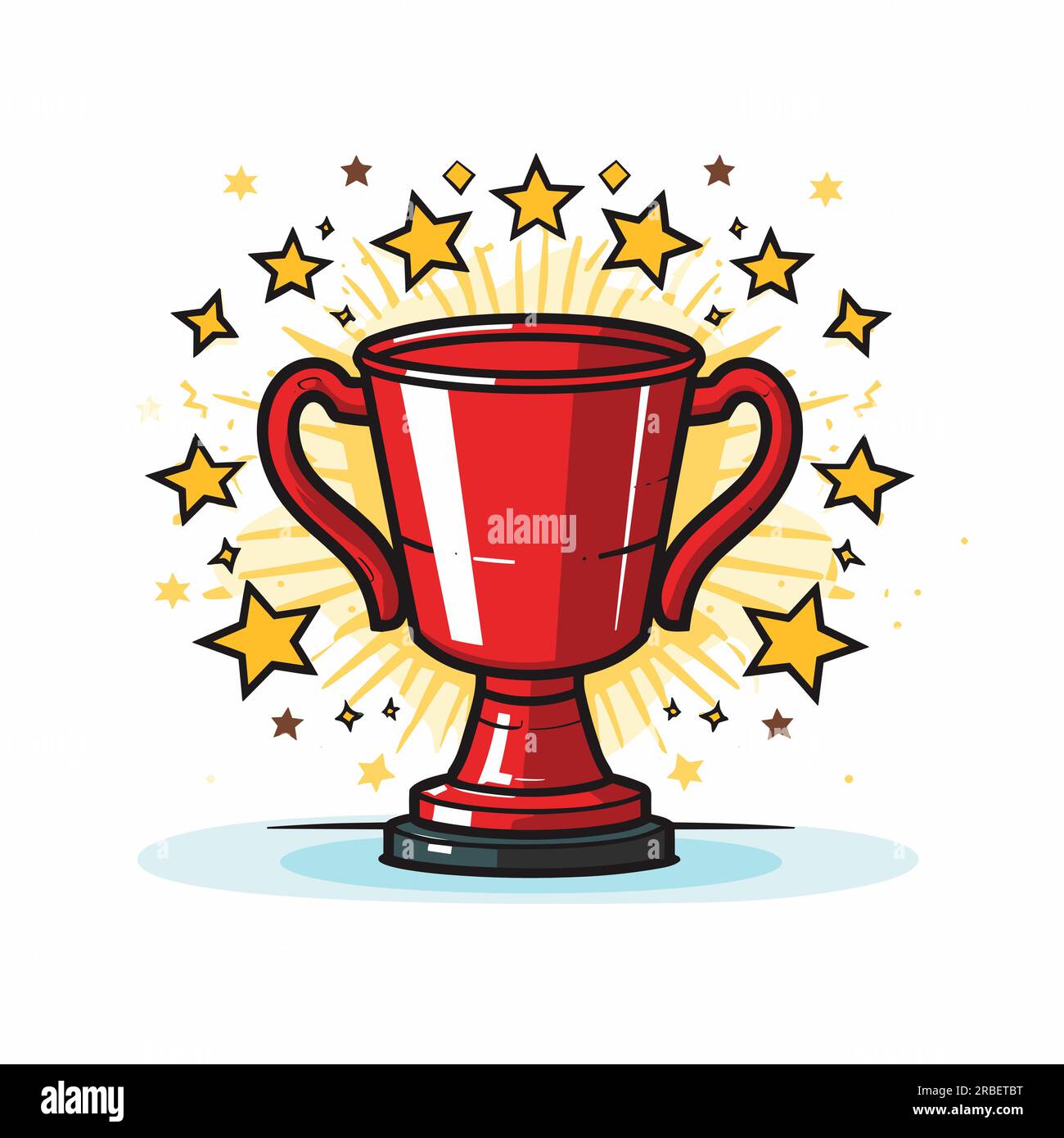 Winner Cup Cartoon