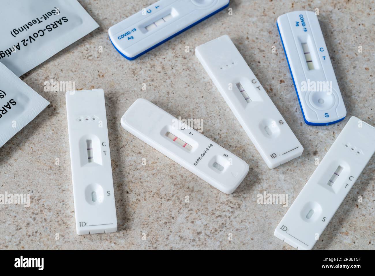 Rapid lateral flow test devices show positive results for Covid19 ...