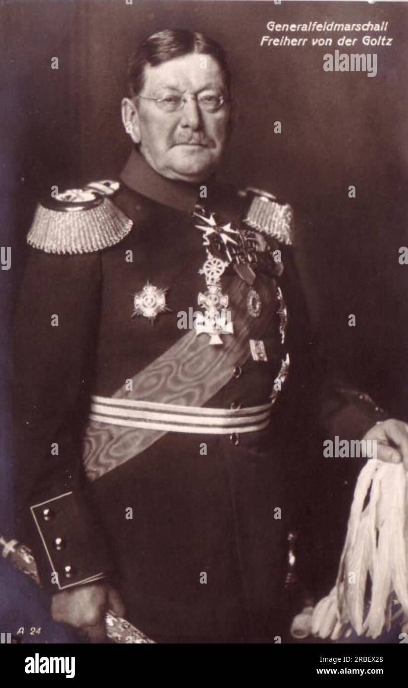 Colmar Freiherr Von Der Goltz, Prussian Field Marshal 1917 by Nicola ...