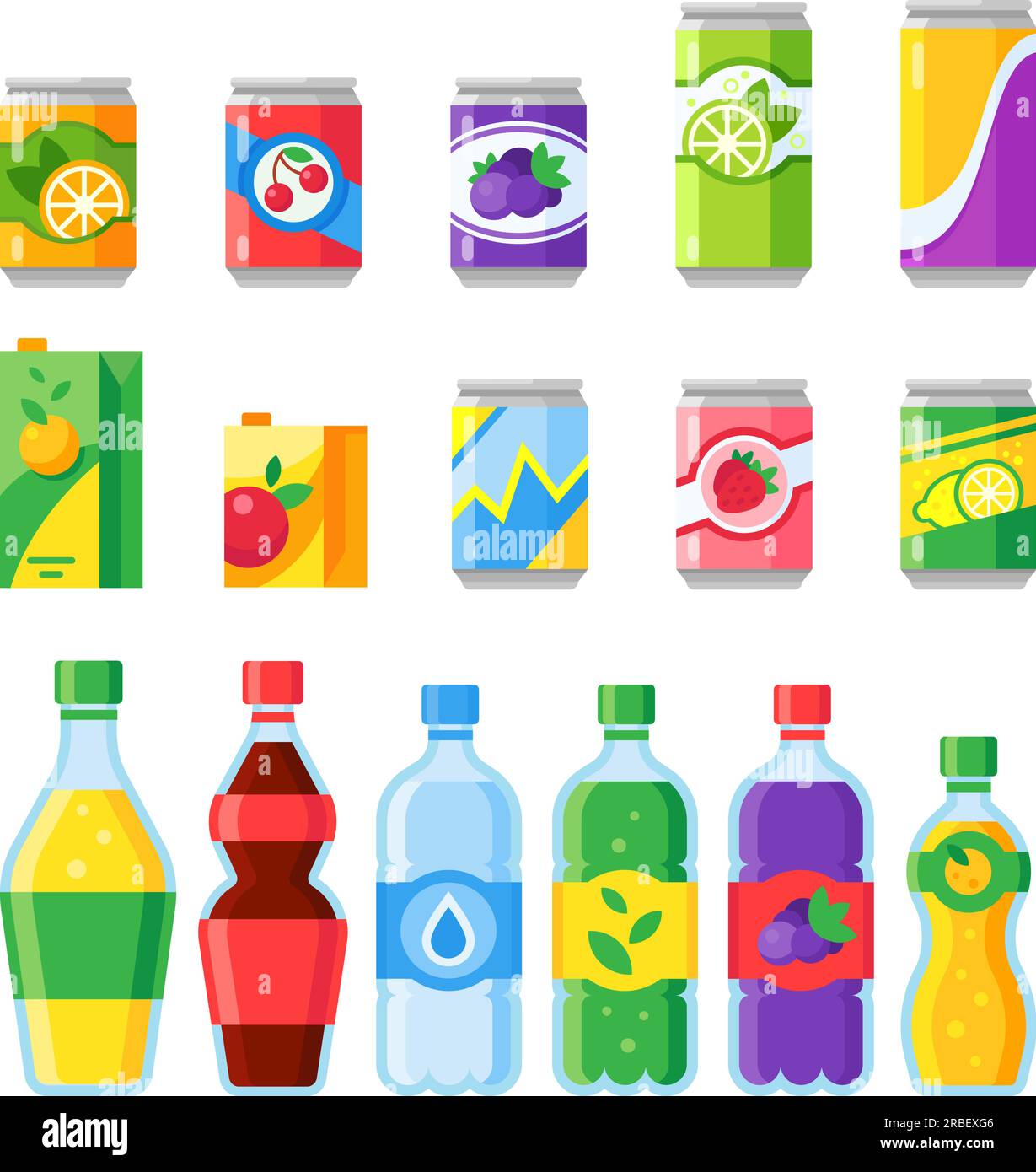 Cartoon fizzy drink can Stock Vector Images - Alamy