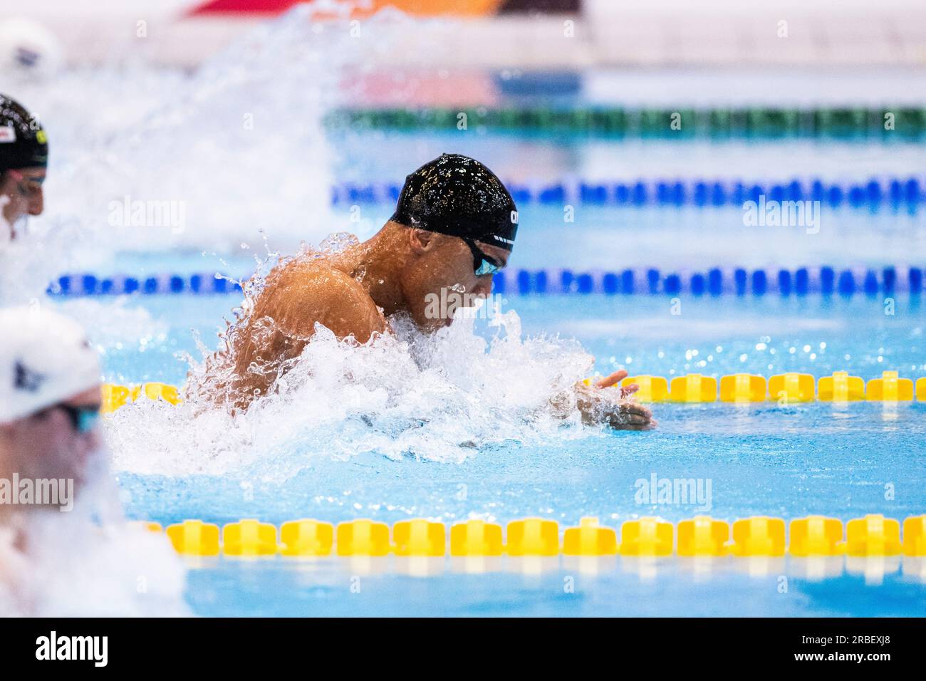 09 July 2023, Berlin: Swimming: German championship, decision: 50 m ...