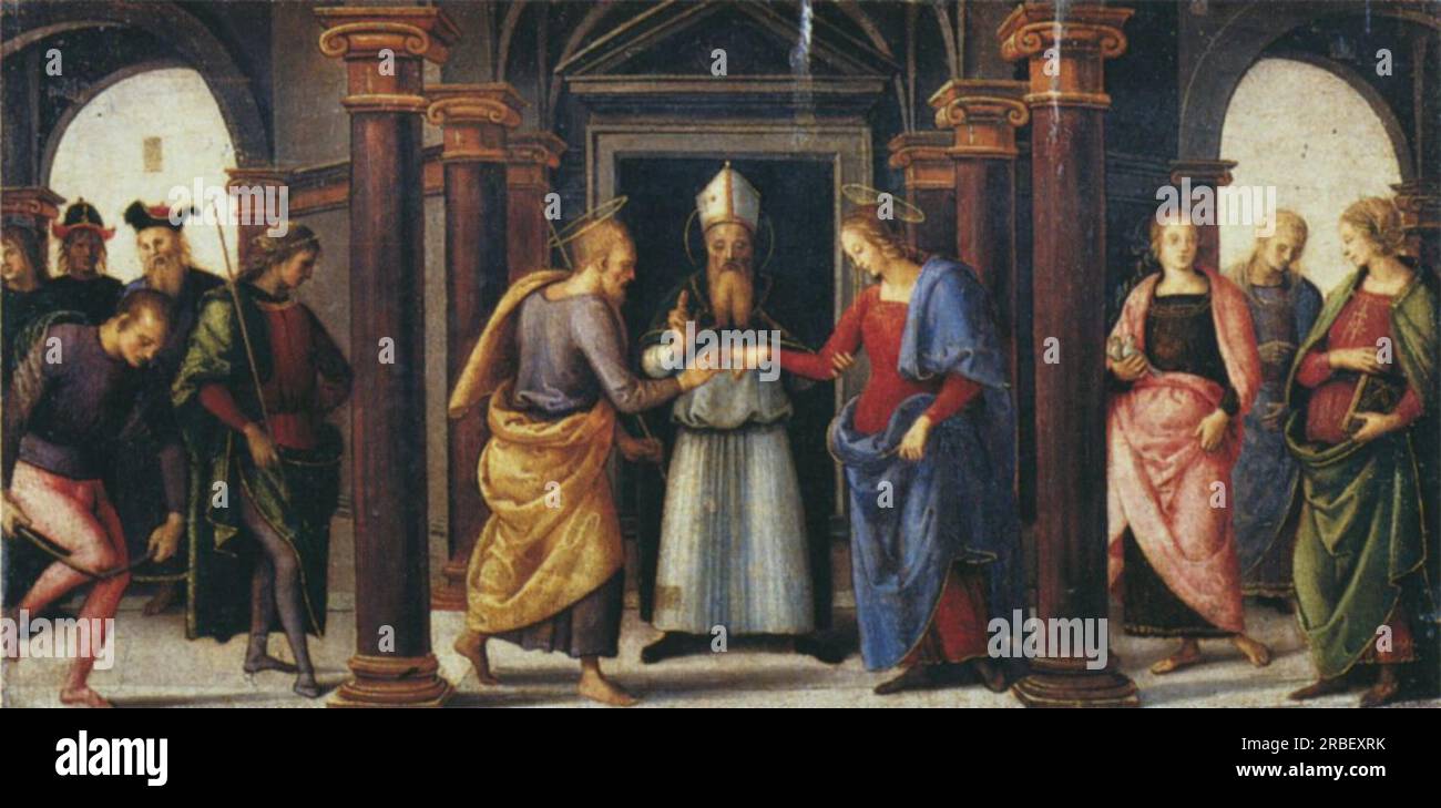 Marriage of the virgin perugino hi-res stock photography and images - Alamy