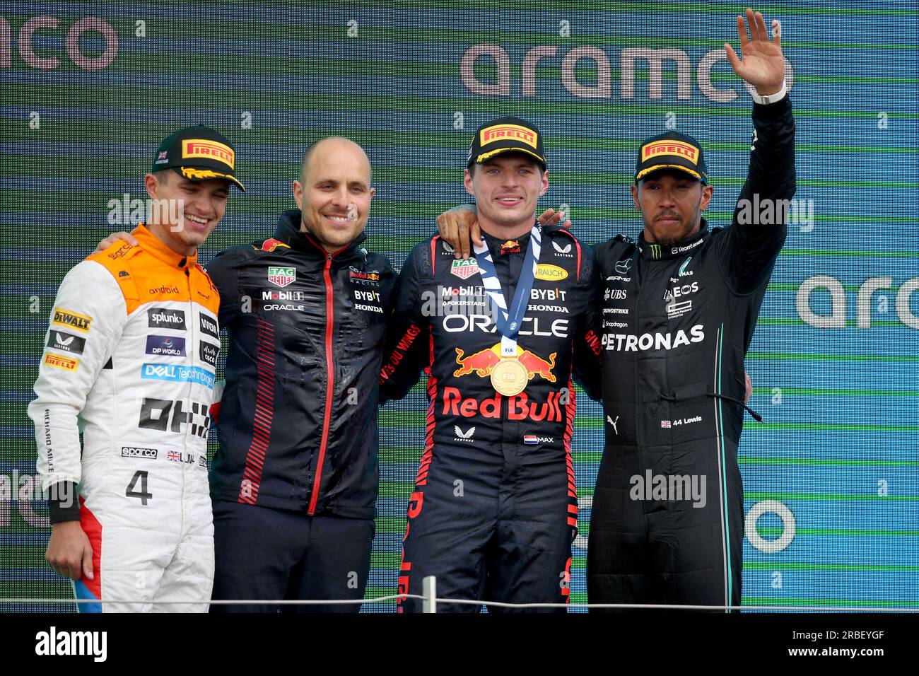 Red Bull's Max Verstappen (second from right), Max Verstappen's Race ...