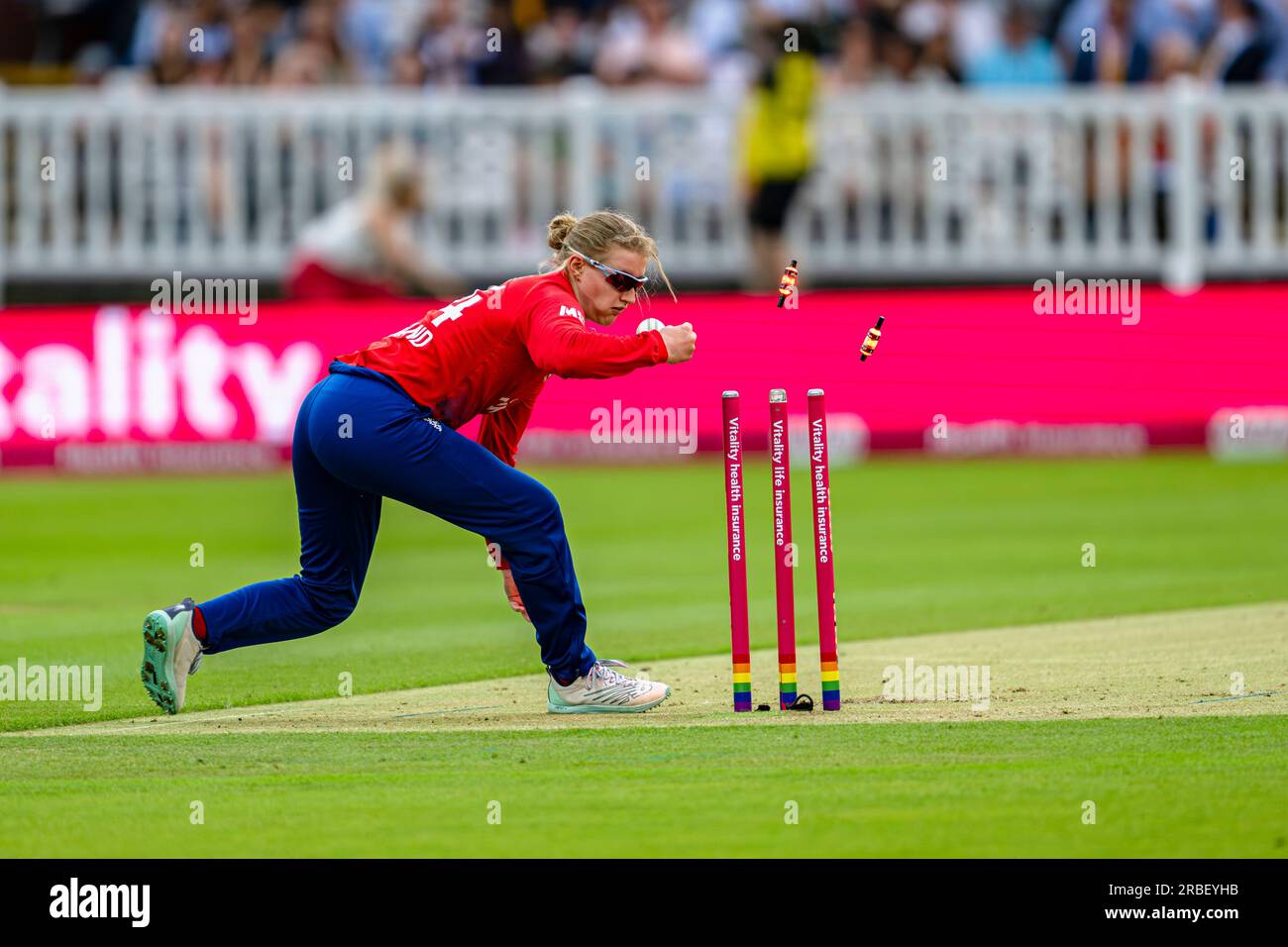 LONDON, UNITED KINGDOM. 08 July, 2023. Charlie Dean of England Women in ...