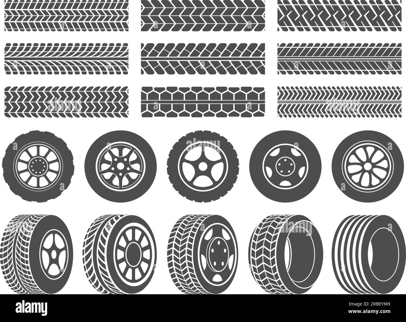 Bike tire detail Stock Vector Images - Alamy