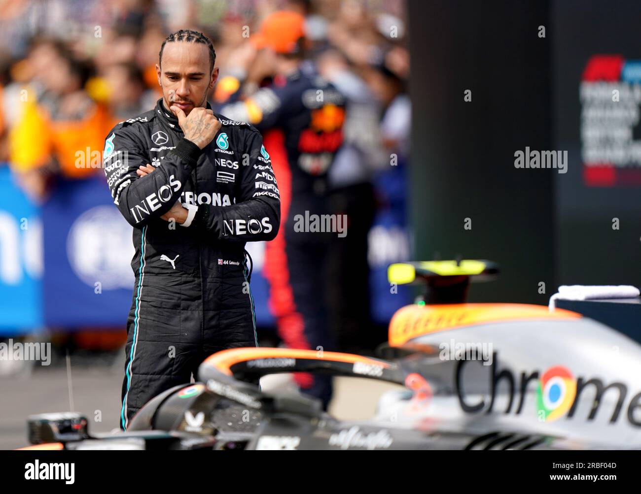 Mercedes' Lewis Hamilton after finishing third in the British Grand ...