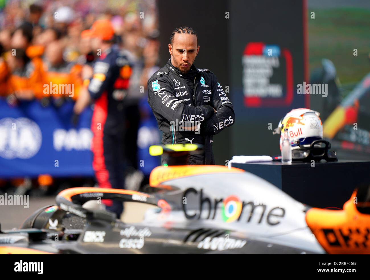 Mercedes' Lewis Hamilton after finishing third in the British Grand ...