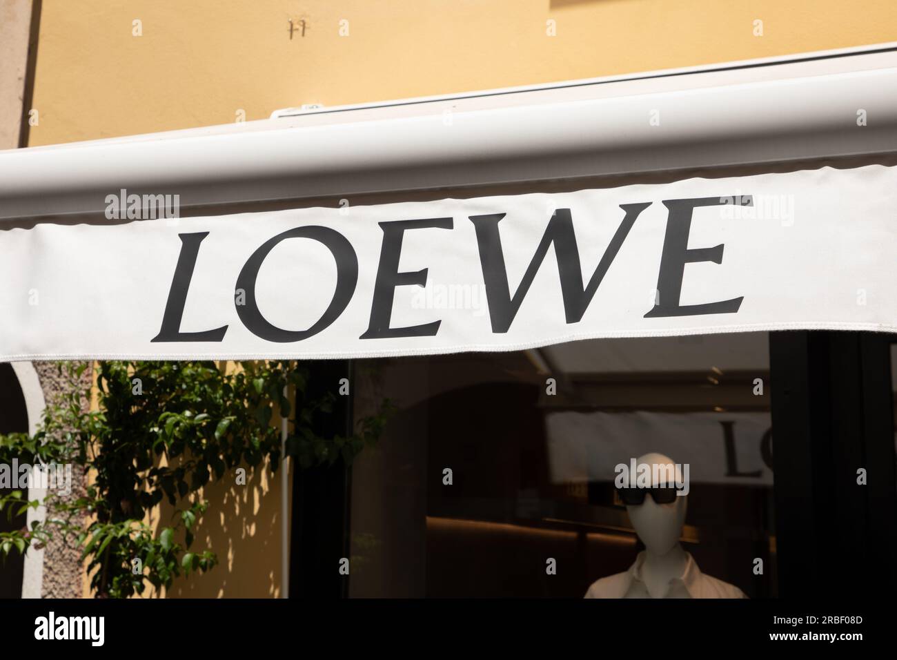 Bordeaux , France - 06 27 2023 : loewe facade sign logo brand and text ...
