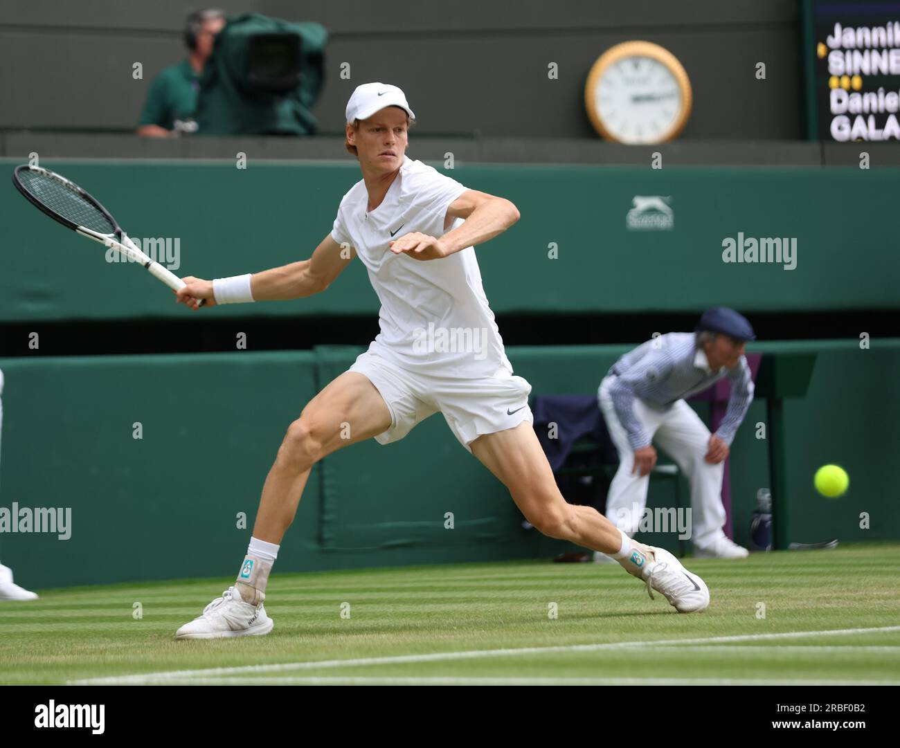 Jannik sinner wimbledon 2023 hi-res stock photography and images - Alamy