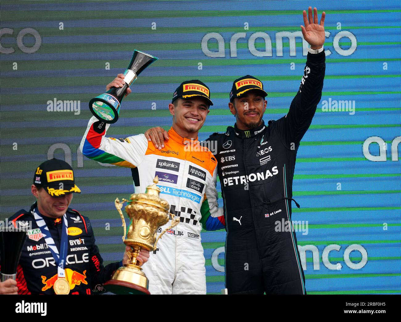 Lando norris and lewis hamilton hi-res stock photography and images - Alamy