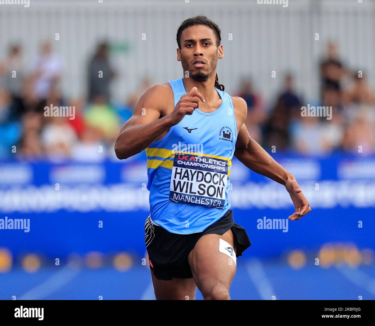 Alex Haydock-Wilson wins the men’s 400m final during the UK Athletics ...