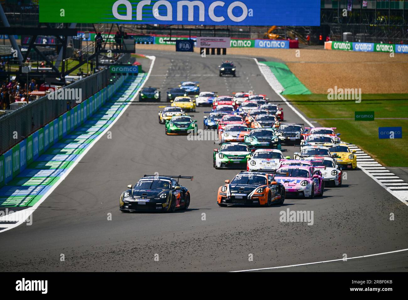 Silverstone, Great Britain. 9th July, 2023. Start, #11 Dorian ...