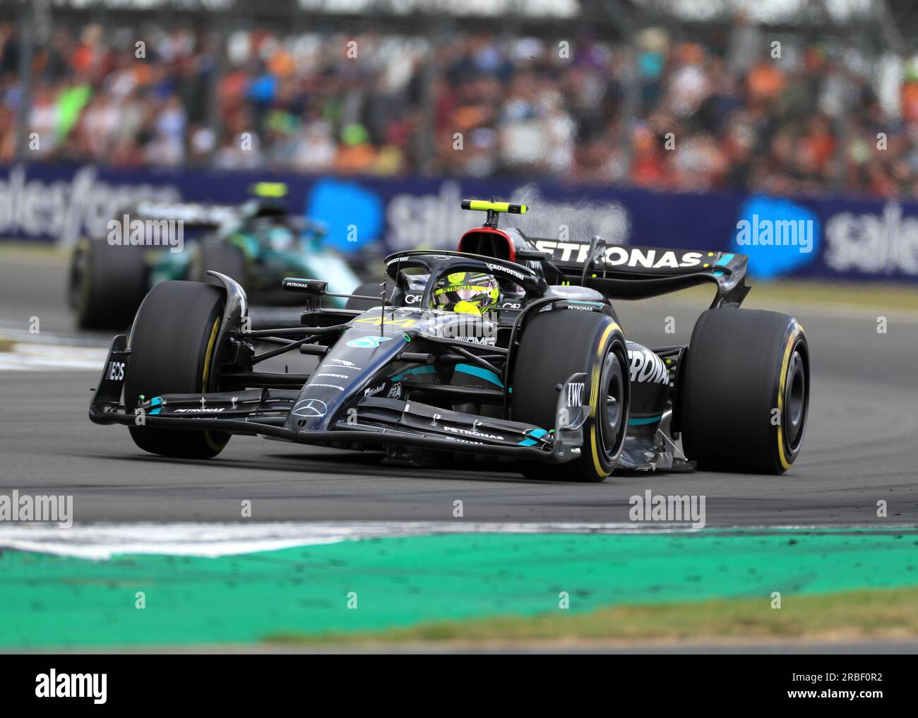 Mercedes' Lewis Hamilton during the British Grand Prix 2023 at ...