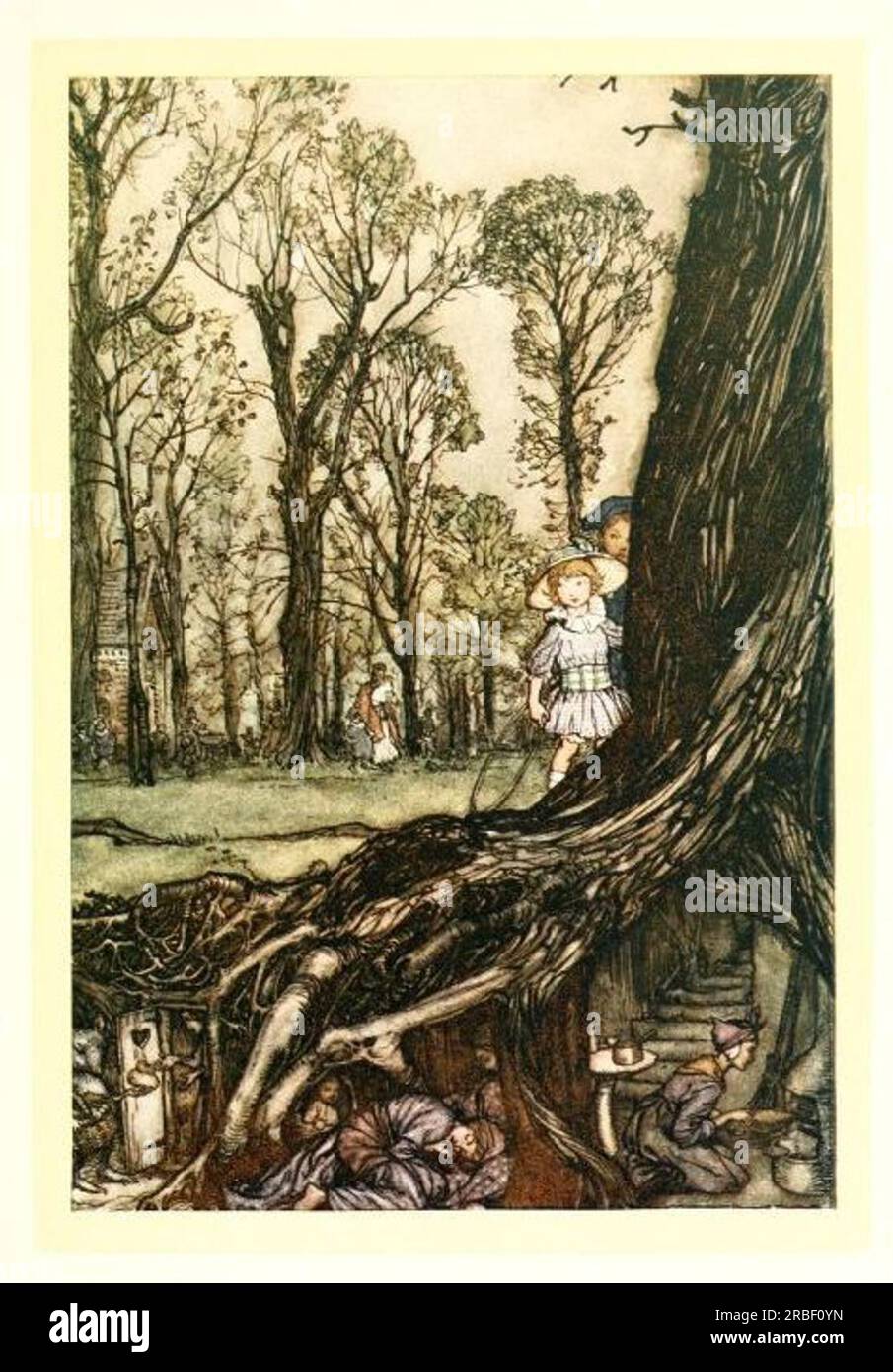 Fairies are all more or less in hiding until dusk by Arthur Rackham ...