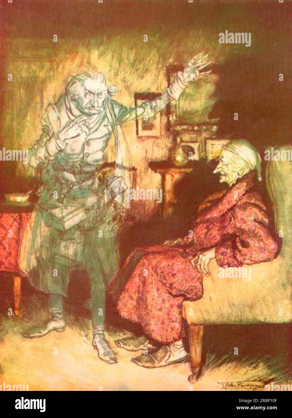 How now - said Scrooge, caustic and cold as ever by Arthur Rackham ...