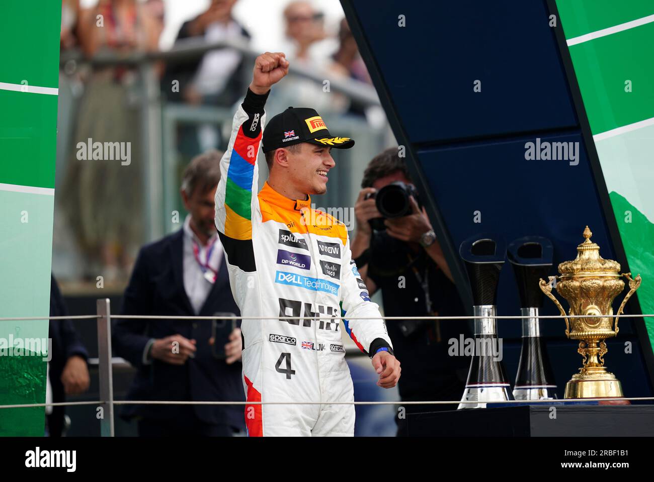 Lando norris podium hi-res stock photography and images - Alamy
