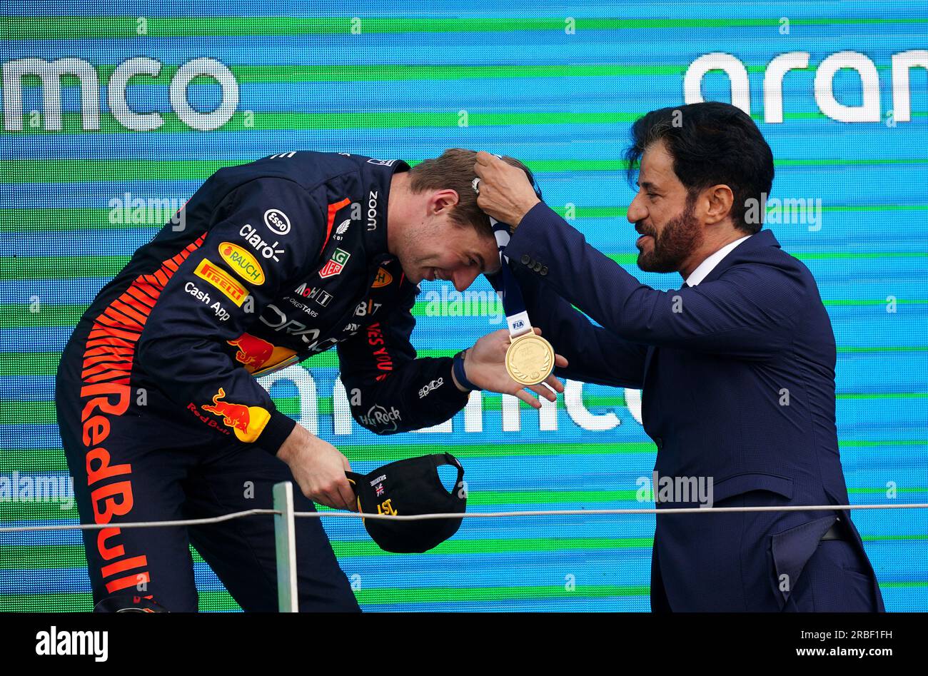 F1 2023 podium hi-res stock photography and images - Alamy