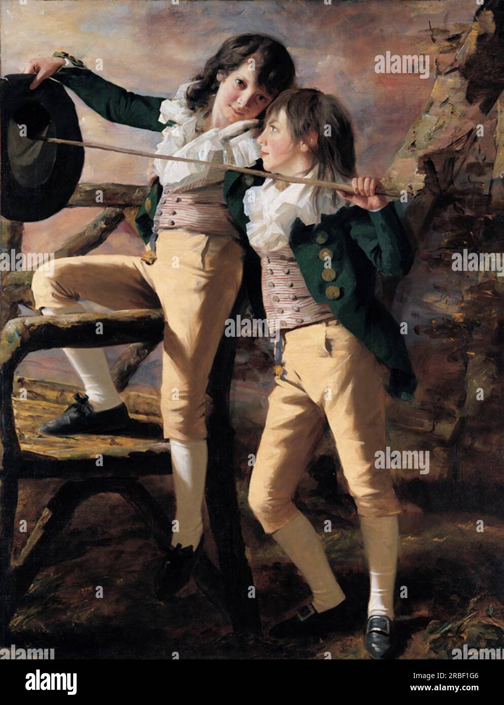 The Allen Brothers by Henry Raeburn Stock Photo - Alamy