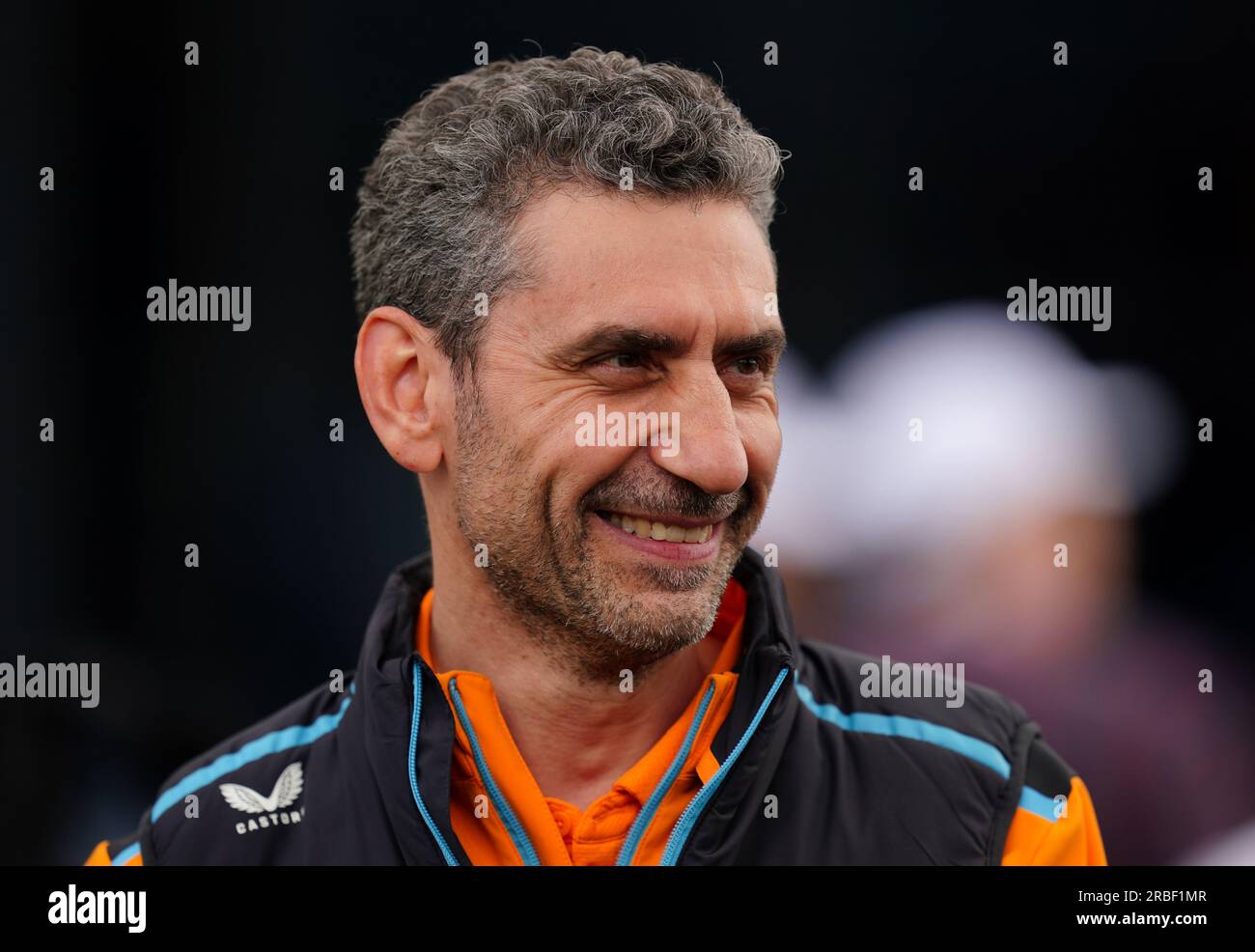 McLaren team principle Andrea Stella following the British Grand Prix ...