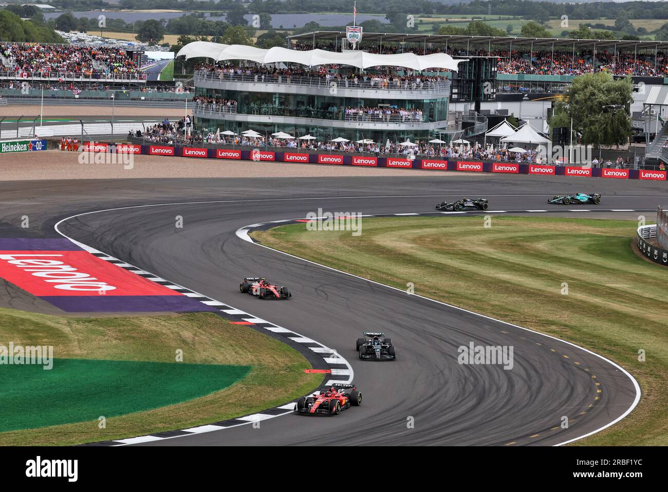 Silverstone, UK. 09th July, 2023. Charles Leclerc (MON) Ferrari SF-23 ...