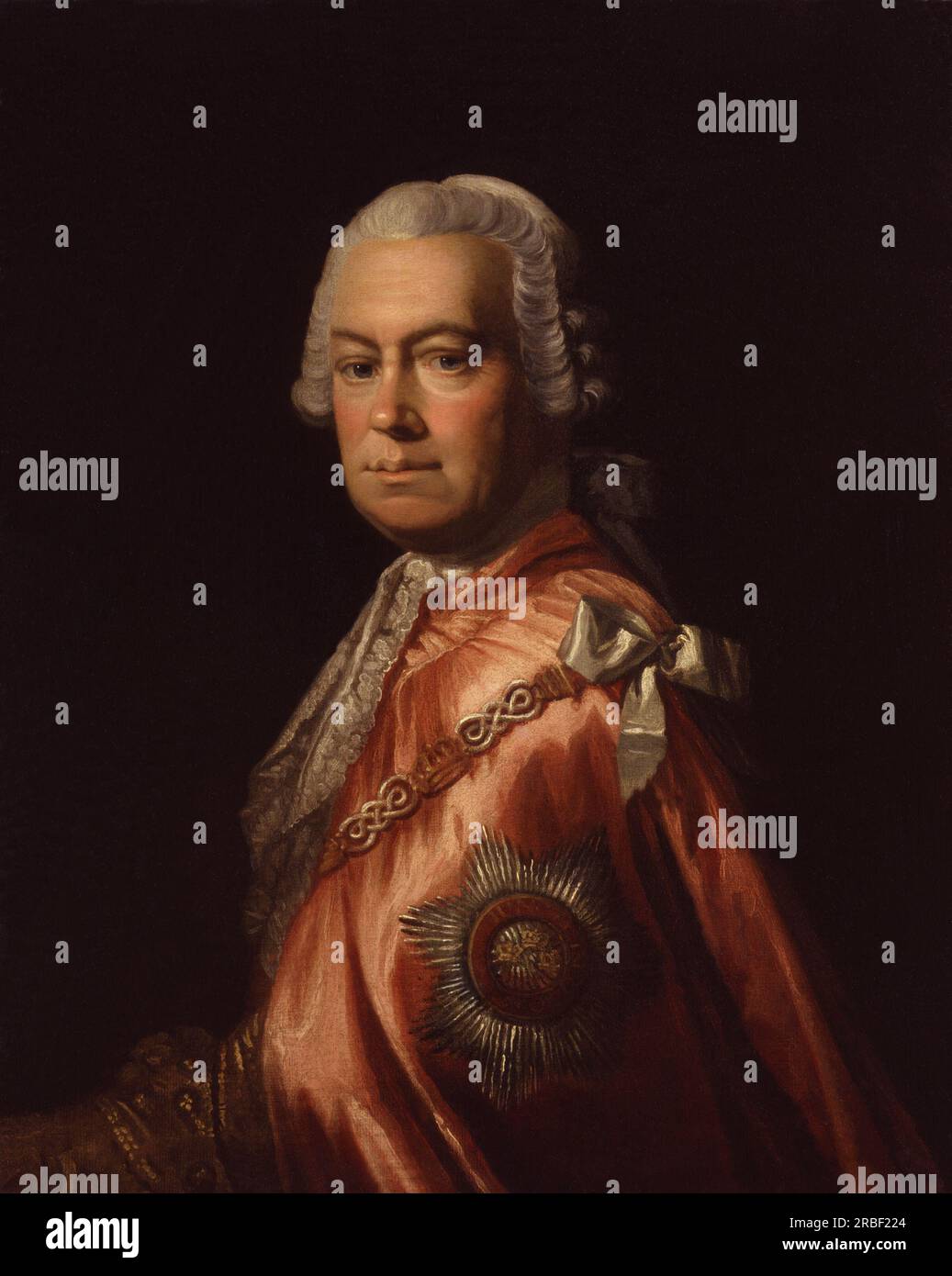 Sir Andrew Mitchell by Allan Ramsay Stock Photo - Alamy