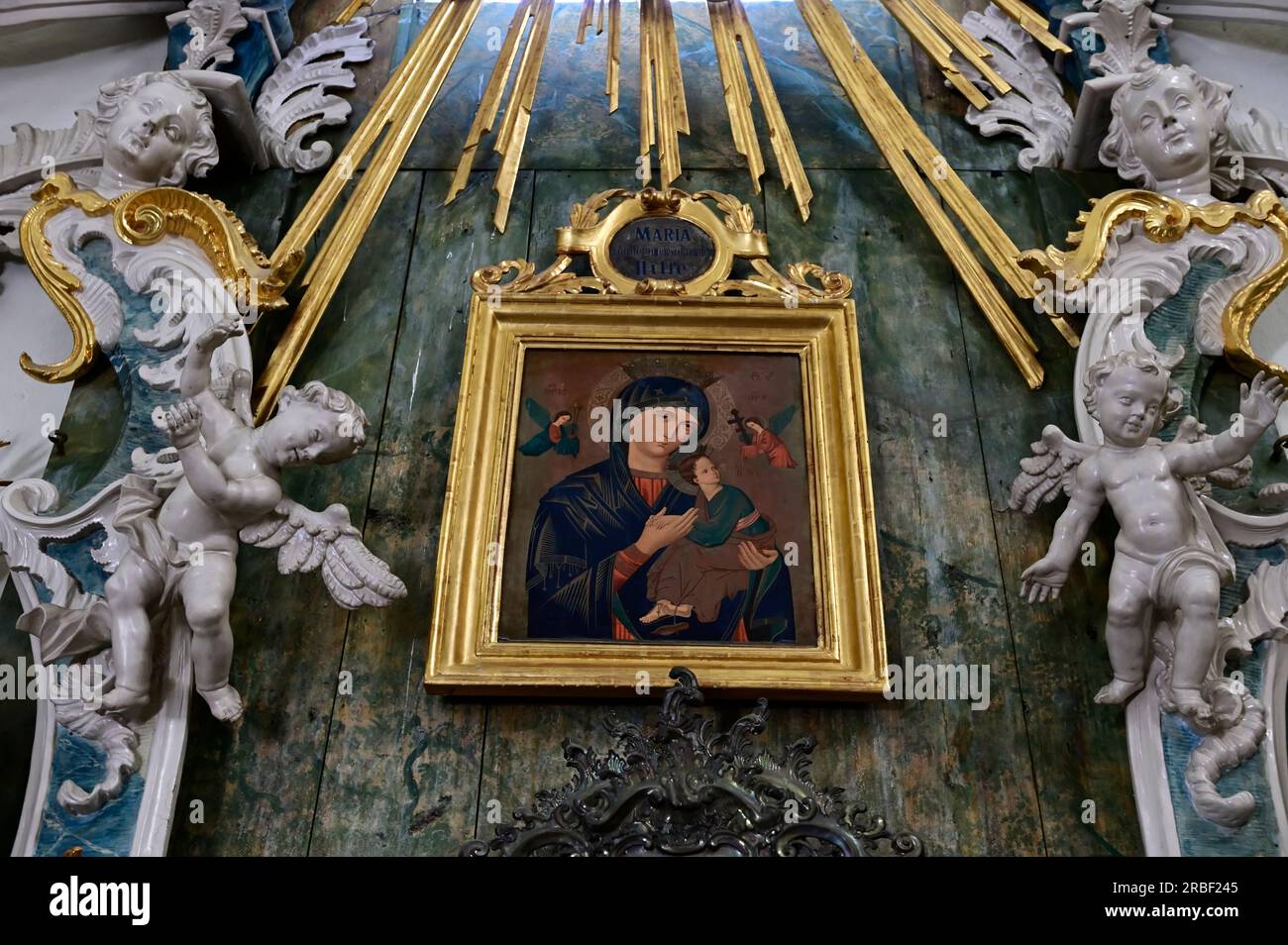 Neuberg, Styria, Austria. June 30, 2023. Neuberg an der Mürz parish ...