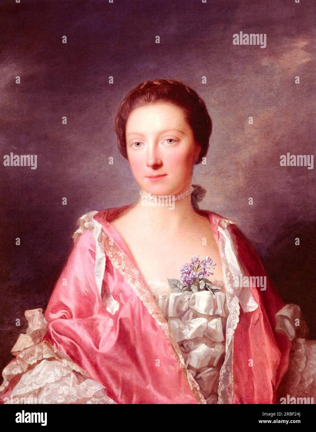 Portrait Of Elizabeth Gunning, Duchess Of Argyll 1760 by Allan Ramsay ...