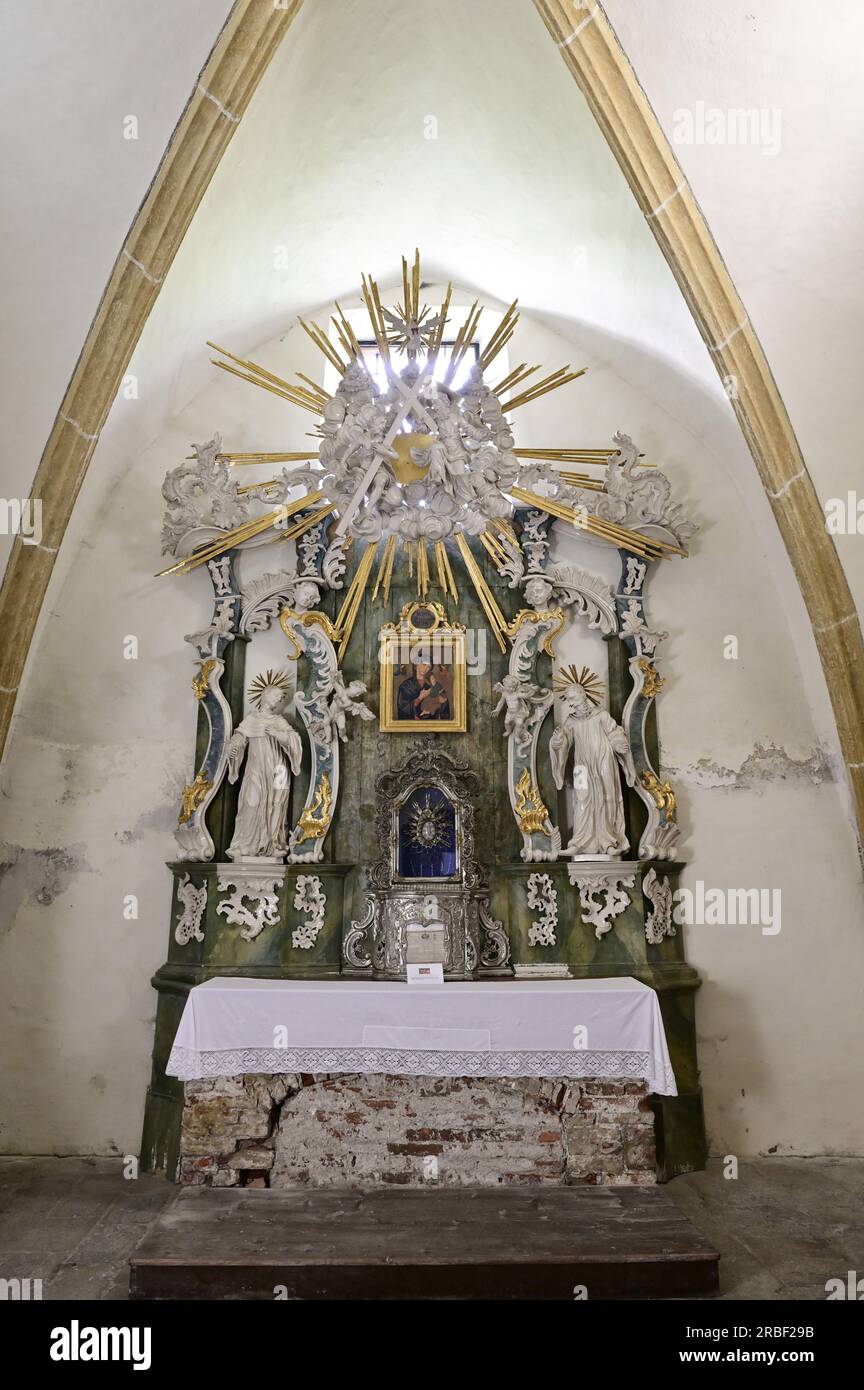 Neuberg, Styria, Austria. June 30, 2023. Neuberg an der Mürz parish ...