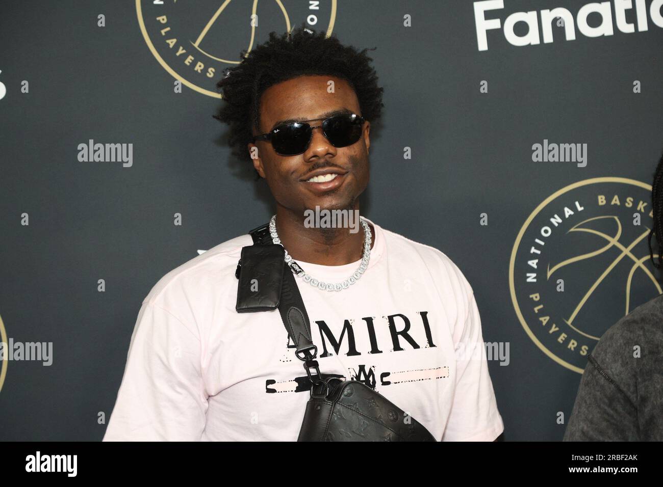 Las Vegas, NV, USA. 8th July, 2023. Kobe Brown at arrivals for Fanatics ...