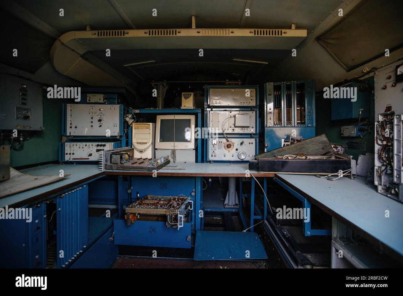 Old military radio communication equipment Stock Photo - Alamy
