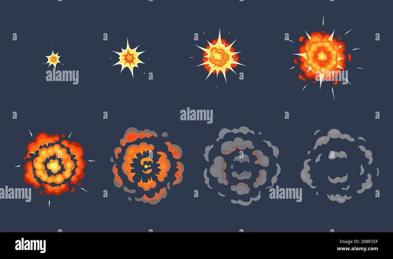 Flame animation Stock Vector Images - Alamy