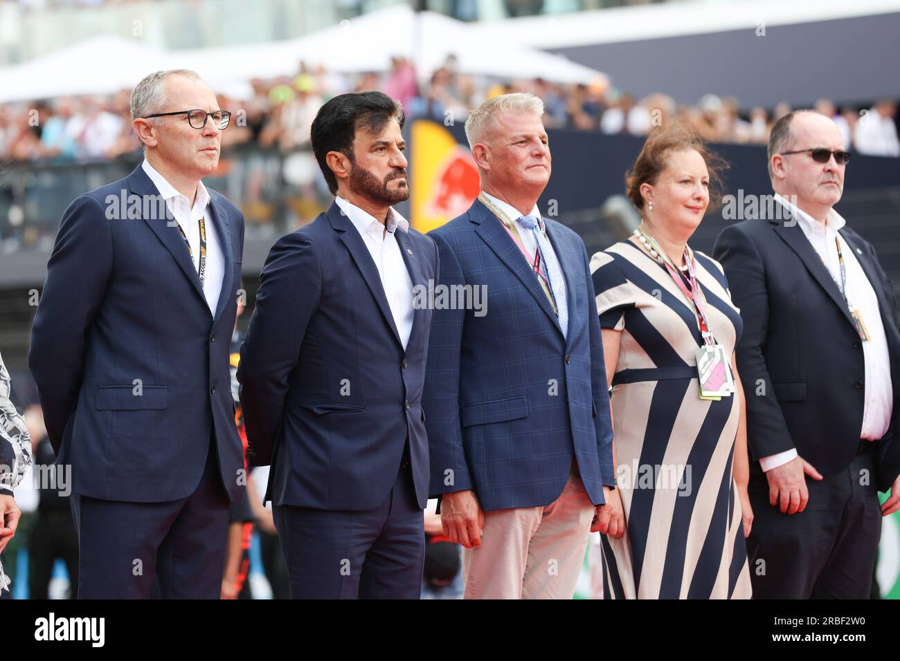 starting grid, grille de depart, BEN SULAYEM Mohammed (uae), President ...
