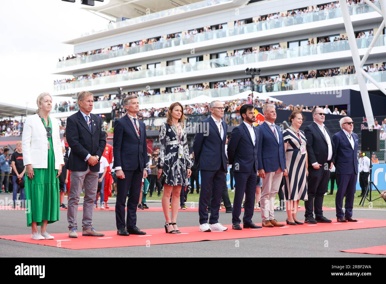 starting grid, grille de depart, BEN SULAYEM Mohammed (uae), President ...