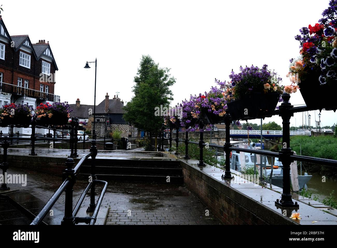 historic town of sandwich in the dover district,south east kent,uk july ...