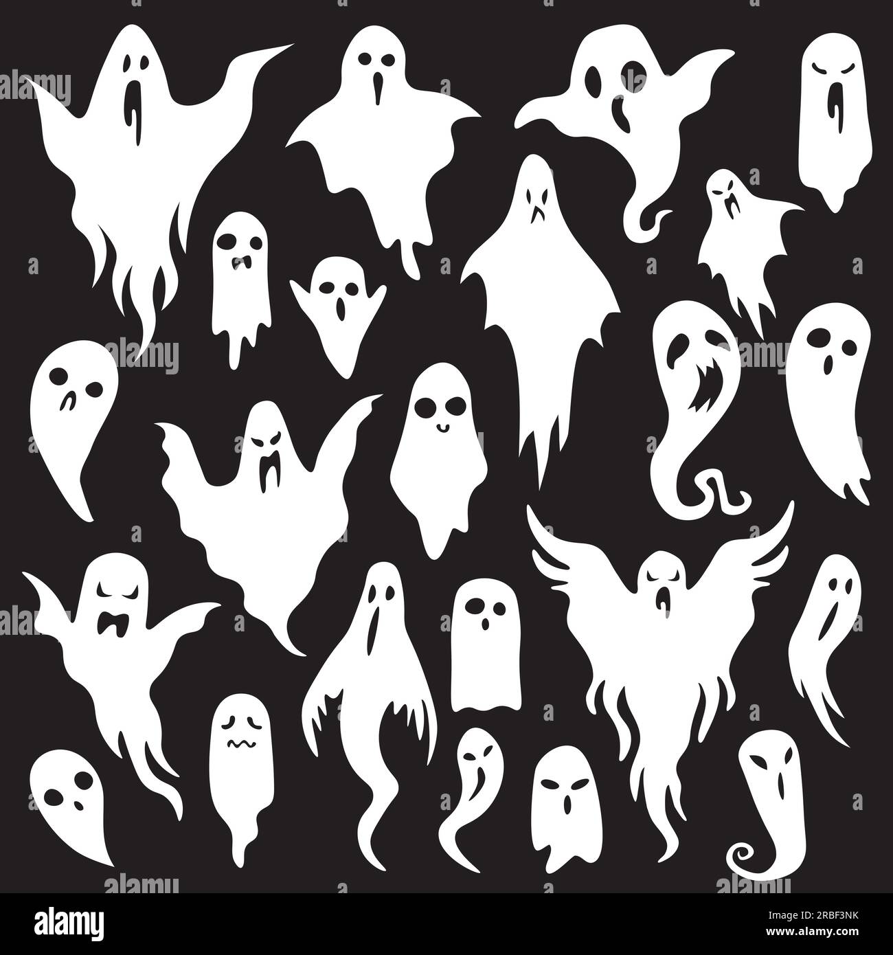 Ghosts ghostly Stock Vector Images - Alamy