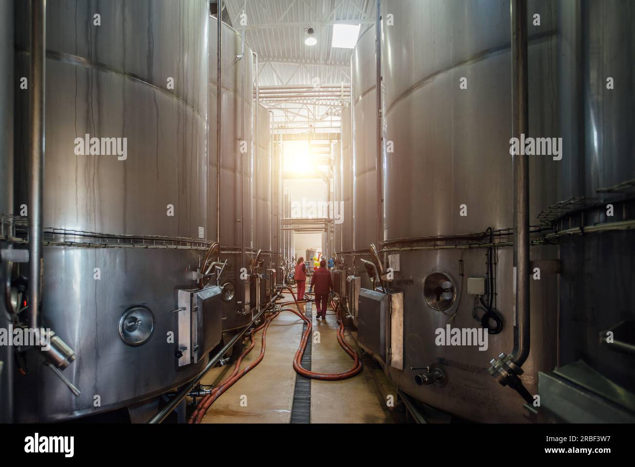Modern maturation tanks hi-res stock photography and images - Alamy