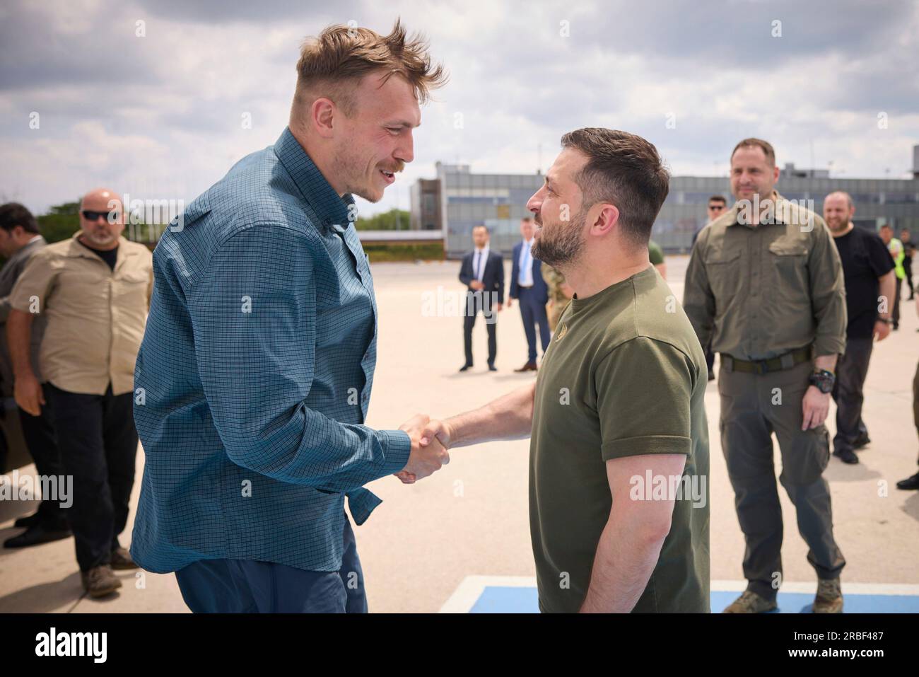 Istanbul, Turkey. 08th July, 2023. Ukrainian President Volodymyr ...
