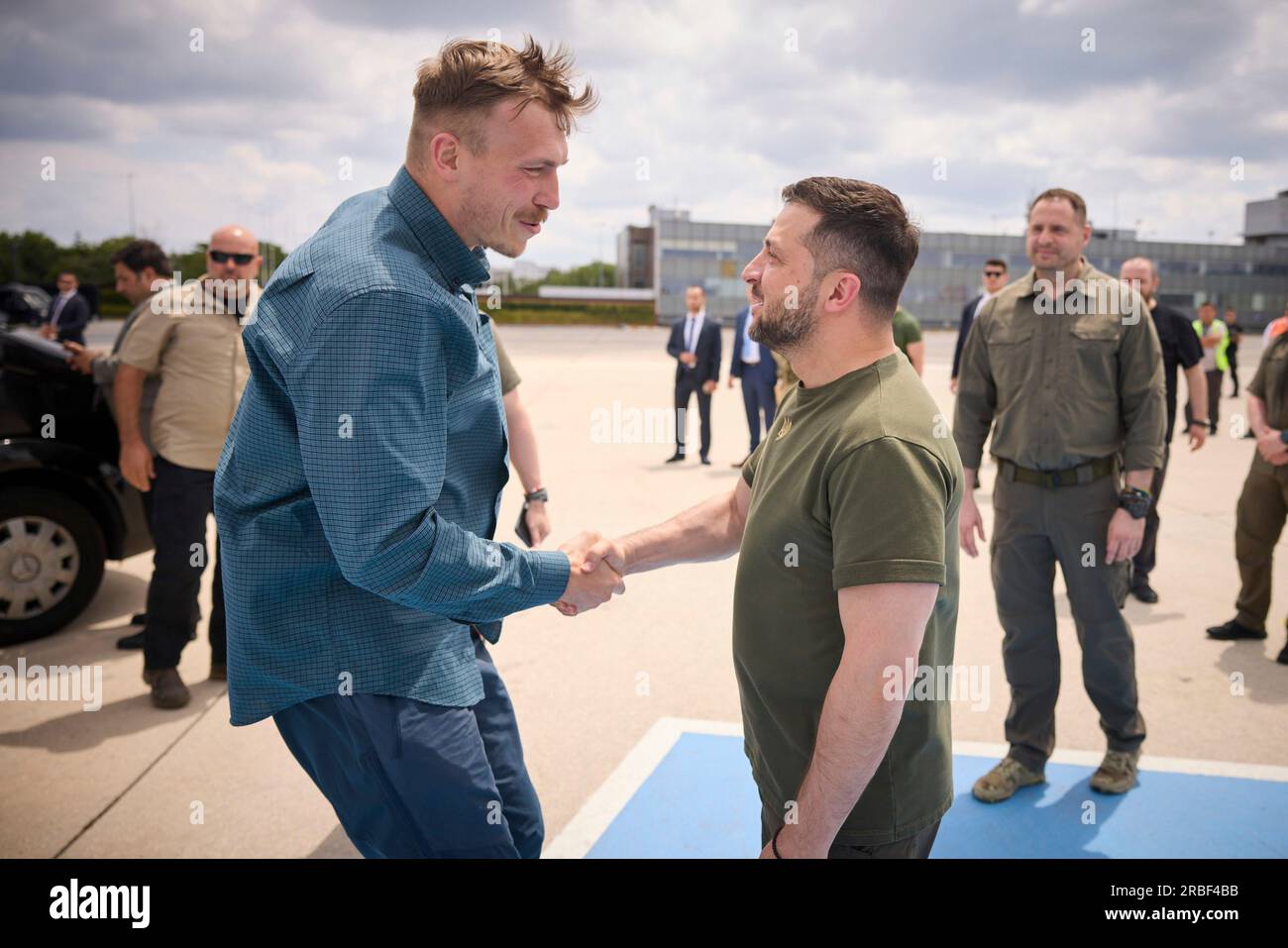 Istanbul, Turkey. 08th July, 2023. Ukrainian President Volodymyr ...
